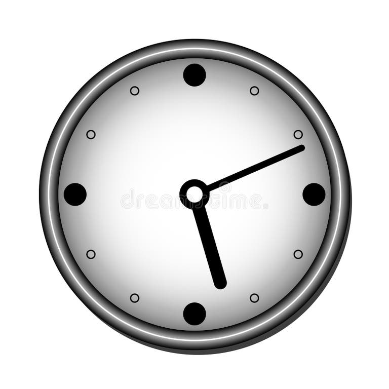 Reloj moderno ilustración del vector. Ilustración de reloj - 16042395