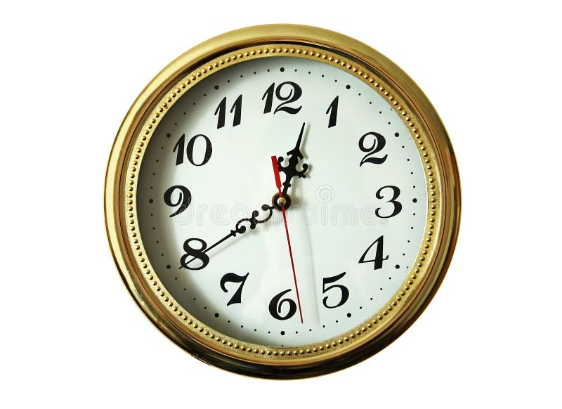 Reloj redondo de la pared imagen de archivo. Imagen de exactitud - 13737793