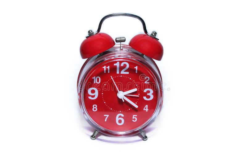 Reloj rojo foto de archivo. Imagen de hora, reloj, arte - 62494638