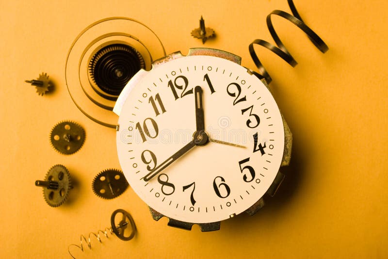 Reloj roto eterno imagen de archivo. Imagen de endless - 5364485