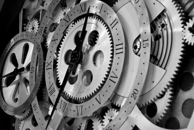 Reloj y engranajes foto de archivo. Imagen de engranajes - 13920490