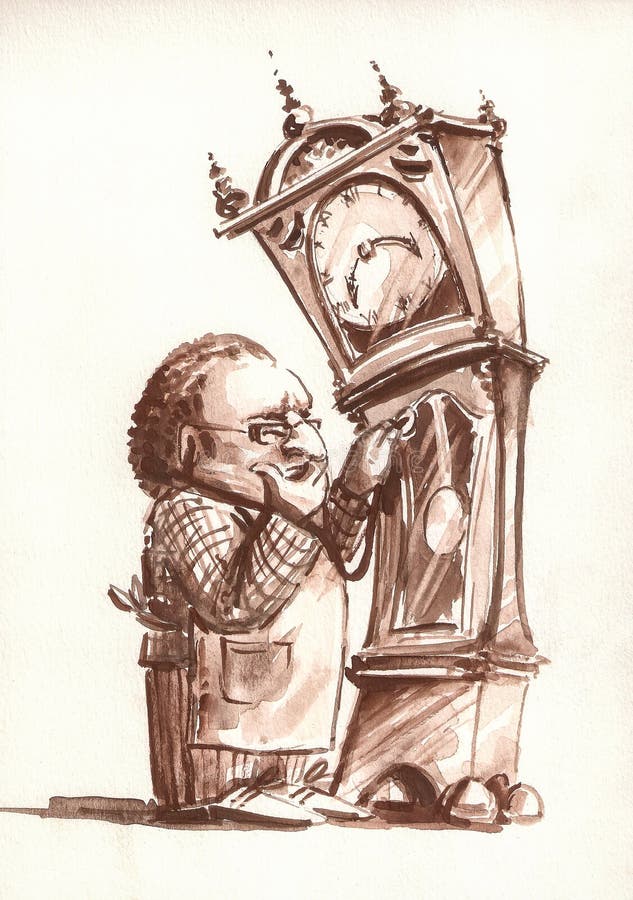 Relojero Ilustraciones Stock, Vectores, Y Clipart – (513 Ilustraciones ...