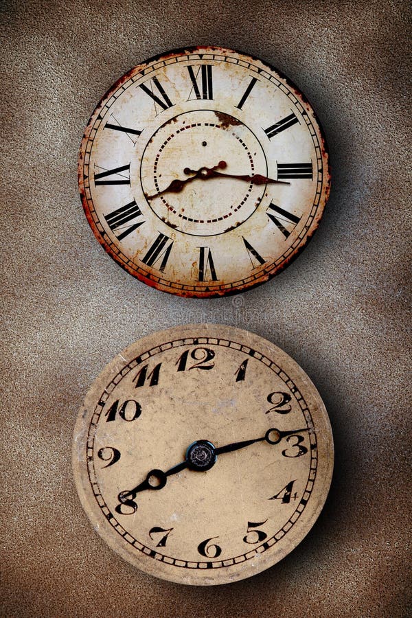 Relojes del vintage imagen de archivo. Imagen de envejecido - 38972377