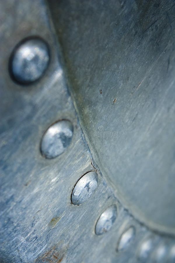 Remaches en el metal foto de archivo. Imagen de textura - 11686348
