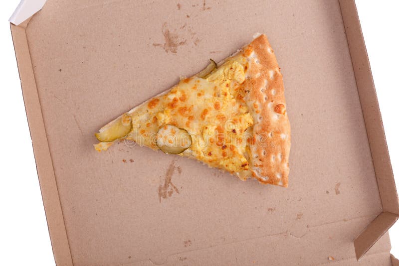 The Remaining Pizza is in the Box Stock Image - Image of baked, last ...