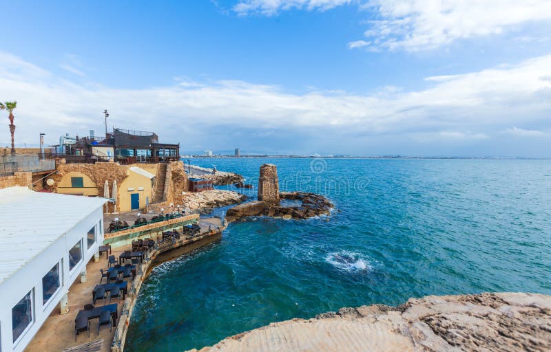 Remains of Ancient Harbor, Acre Stock Image - Image of medieval, sunny ...