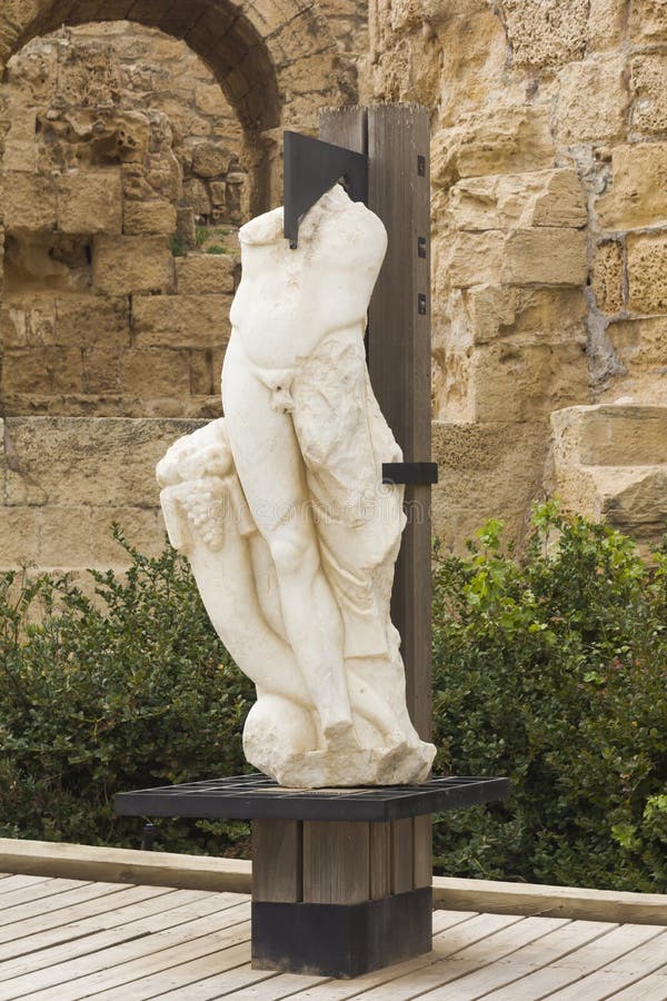 The Remains of the Ancient Roman Sculpture Stock Photo - Image of ...