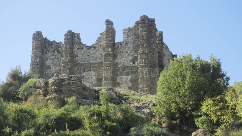 The Remains of an Ancient Structure or Castle or Fortress in Antalya ...