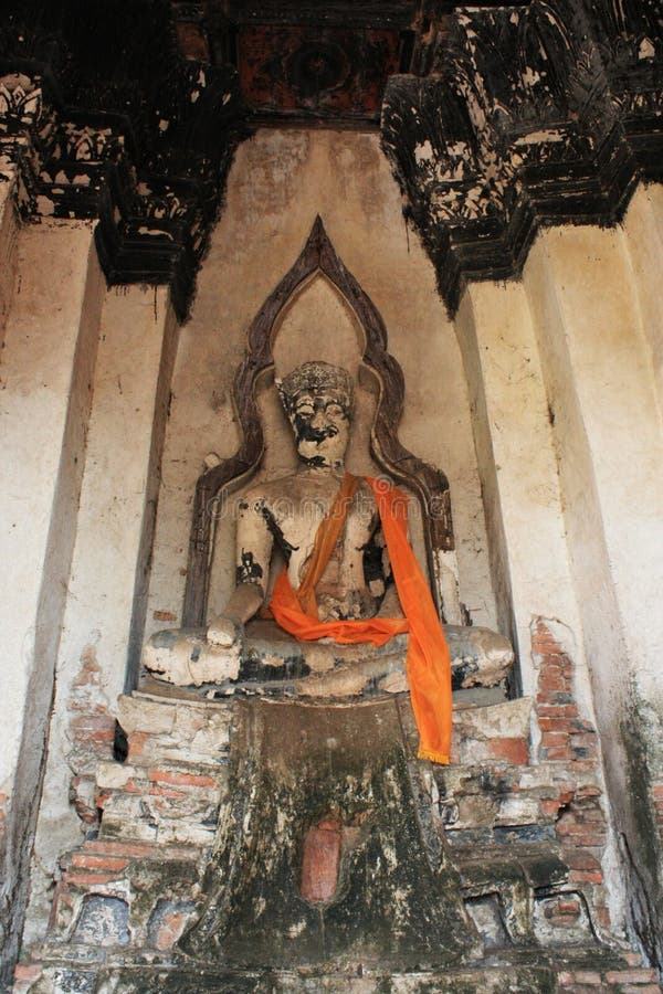 The Remains Of The Buddha In Ancient Times Can Still Be Seen. Stock ...