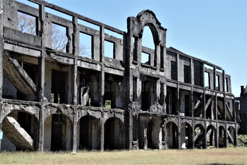 Battery Guns on Corregidor Island Stock Image - Image of military ...