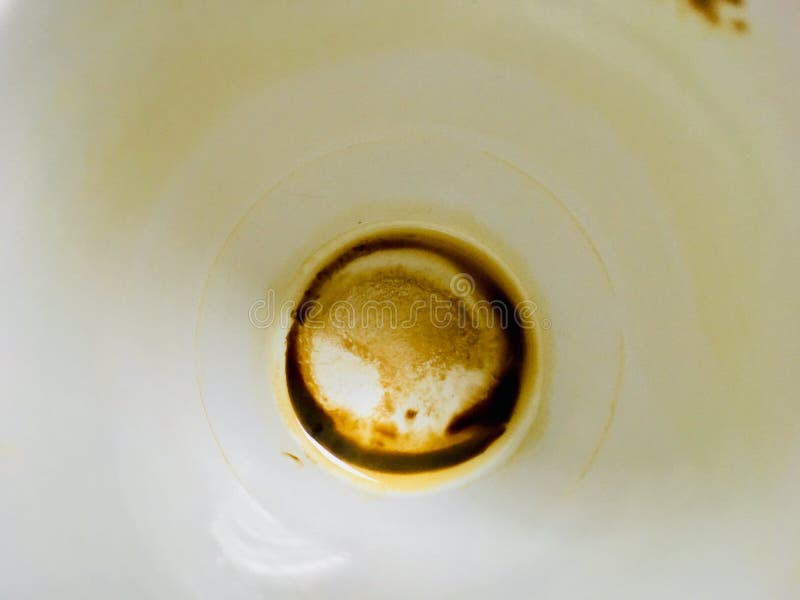 Coffee Stain in the Bottom of the Cup Stock Photo - Image of liquid ...