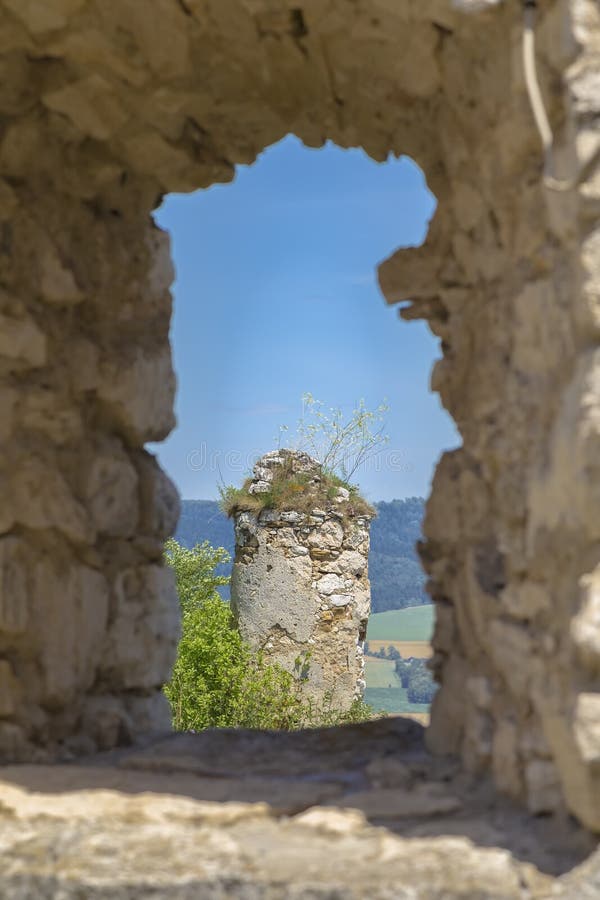 Remains of the Defensive Structure Stock Photo - Image of central ...