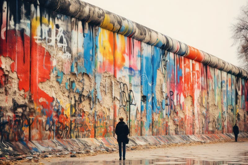 Remains of the German Wall. Concept for the Day of German Unity Stock ...