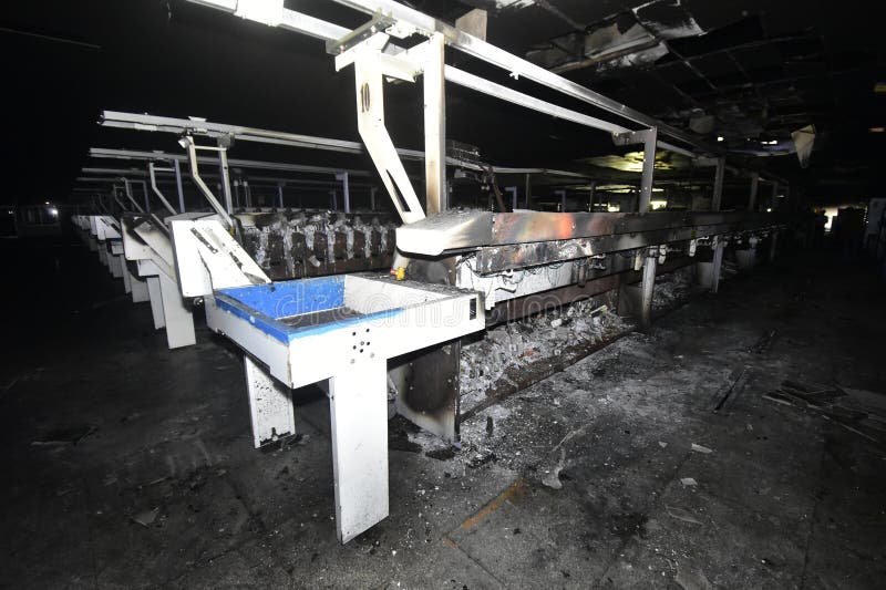 The Remains of Industrial Textile Machine Fires that Provide Iron ...