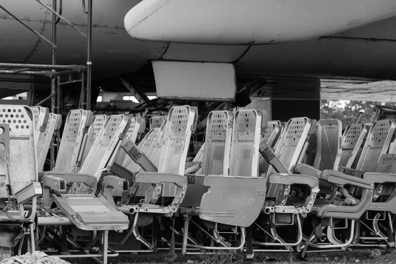 Remains Intact, but the Plane Did Not Fly. Stock Image - Image of plane ...