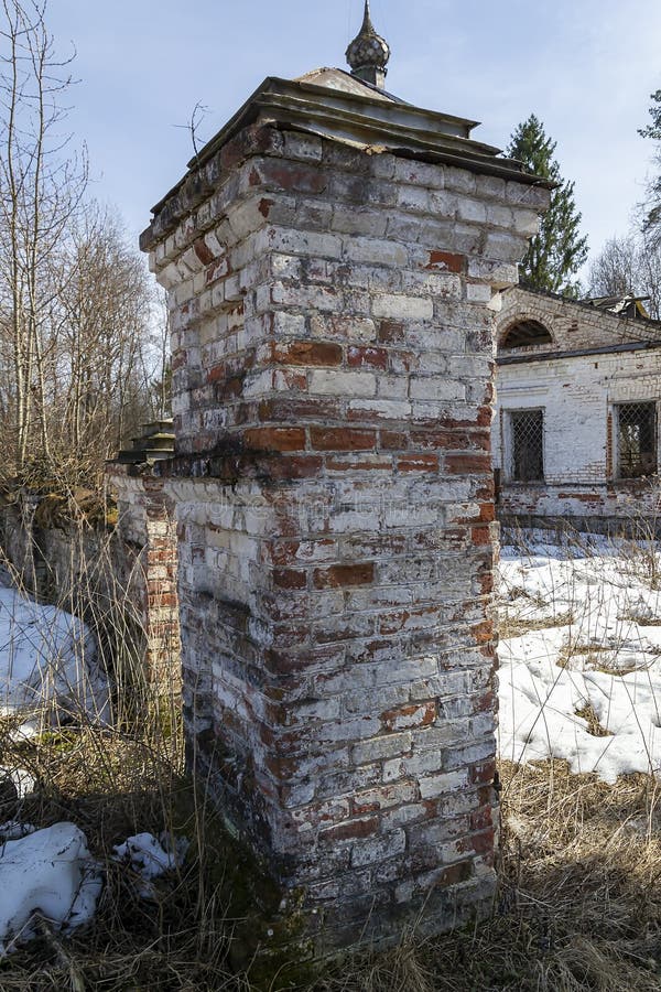 Remains of an Old Church Gate Stock Photo - Image of entrance, wall ...