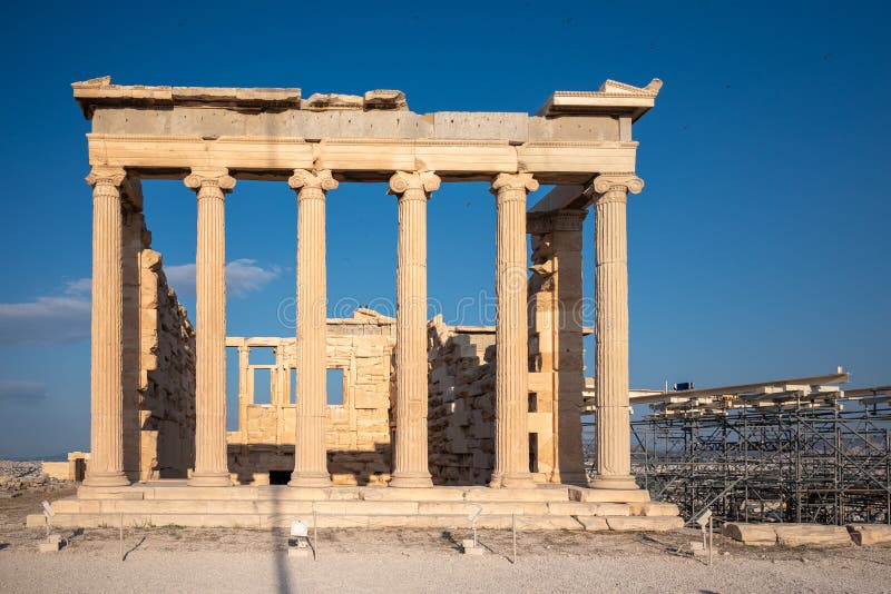 Historic Monastiraki Square in Athens, Capital of Greece with Parthenon ...
