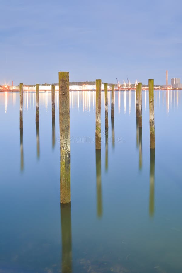 Princess Pier Victoria stock image. Image of jetty, dusk - 59718623