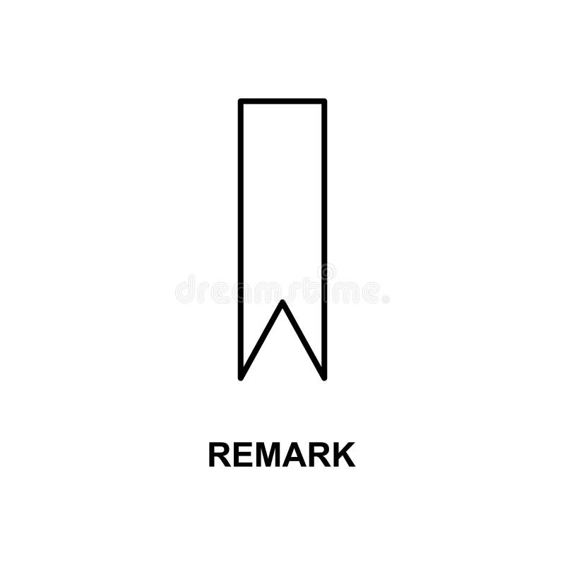 Remark Sign Icon. Element of Simple Web Icon with Name for Mobile ... Remark Sign Icon. Element of Simple Web Icon with Name for Mobile ...