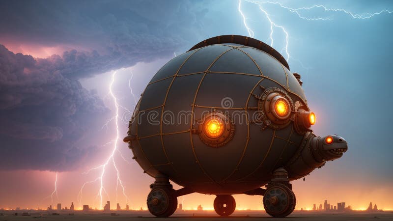 A Remarkable Image of a Large, Futuristic Looking Object with a ...