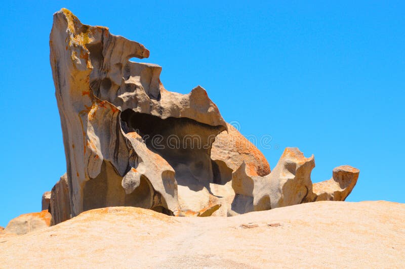 Remarkable Rocks stock image. Image of granite, flinders - 19251217