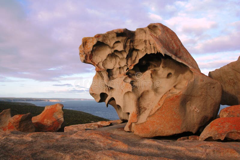 Remarkable Rocks, Kangaroo Island Stock Image - Image of south, nature ...