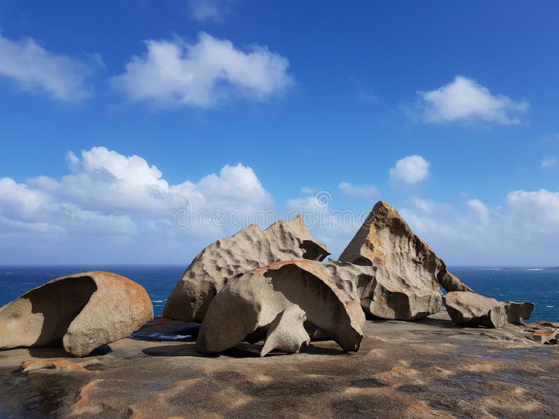 Remarkable Rocks at Kangaroo Island Stock Image - Image of remarkable ...