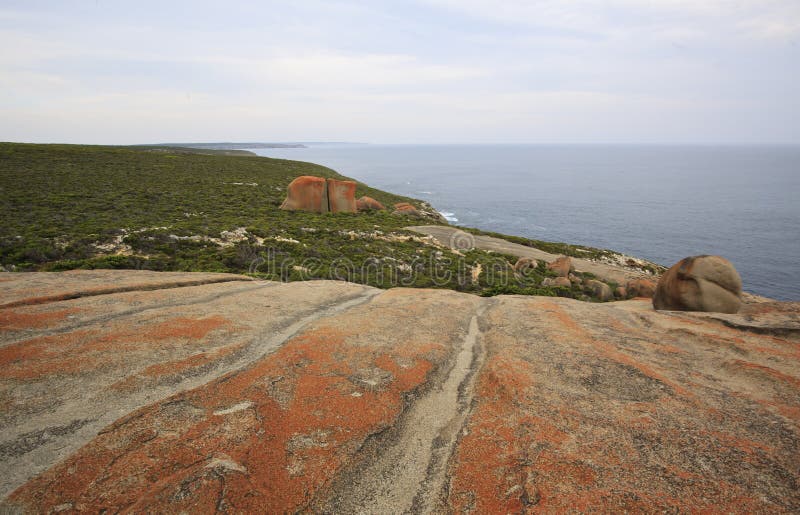 Remarkable Rocks, Kangaroo Island Stock Photo - Image of boulder, water ...