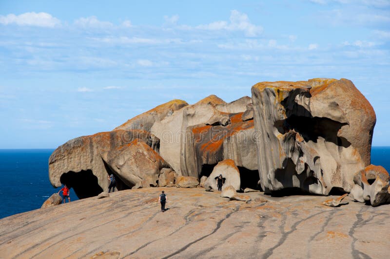 Remarkable Rocks editorial stock photo. Image of tourism - 251081643