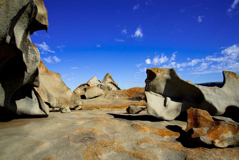 Remarkable Rocks stock photo. Image of destination, granite - 264801194