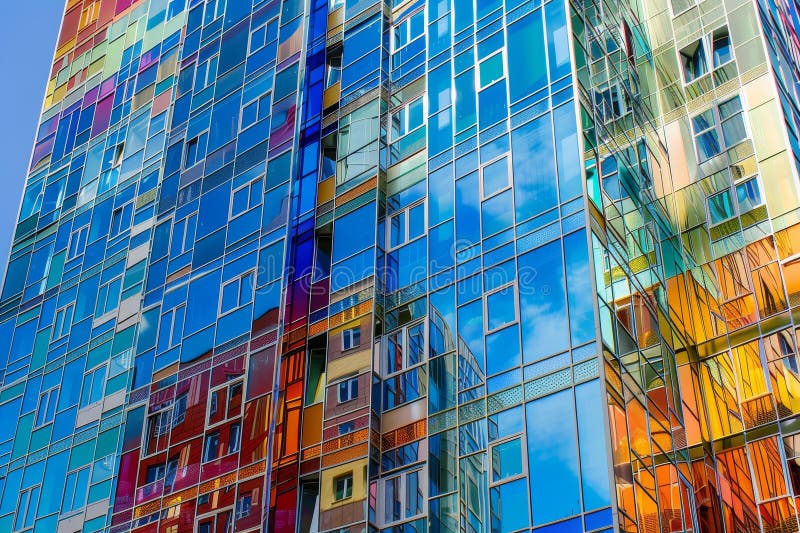 Remarkable Sight of a Very Tall Building Covered in Countless Windows ...