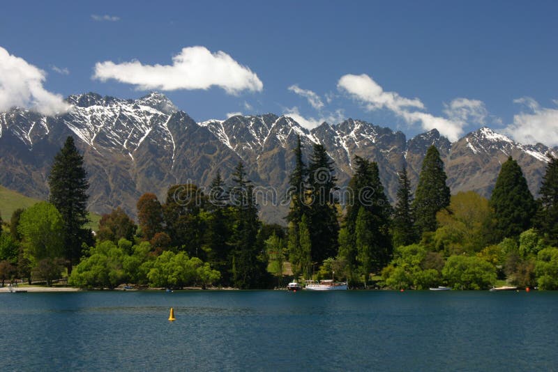 Remarkables mountains stock image. Image of snow, chain - 8825873