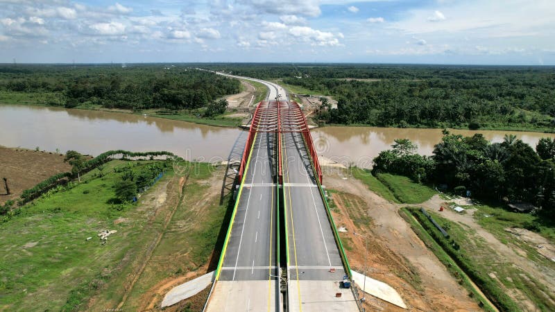 Sei Wampu Bridge is Part of the Binjai - Pangkalan Brandan Toll Road ...