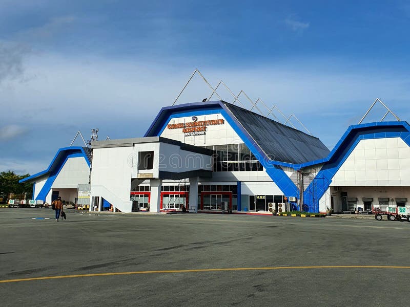 Airport in Langgur City, Kei Island Editorial Stock Image - Image of ...