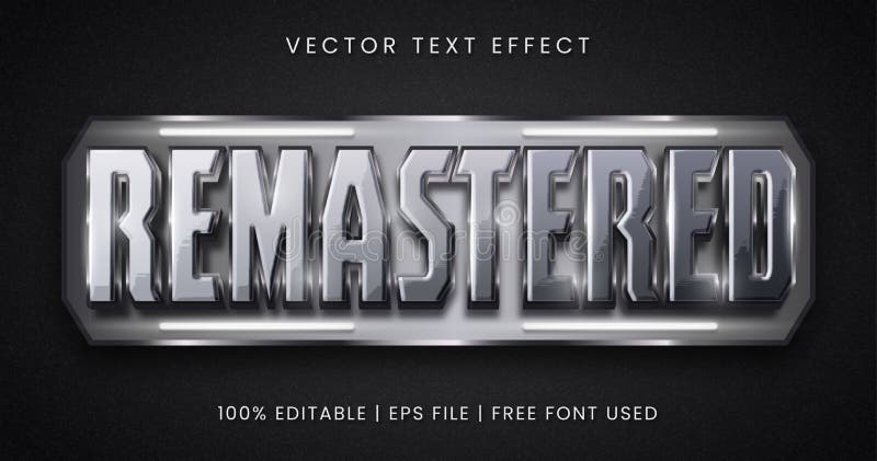 Remastered Text Stock Illustrations – 30 Remastered Text Stock ...