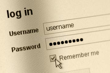 Remember me - Login form stock image. Image of link, graphic - 9376351