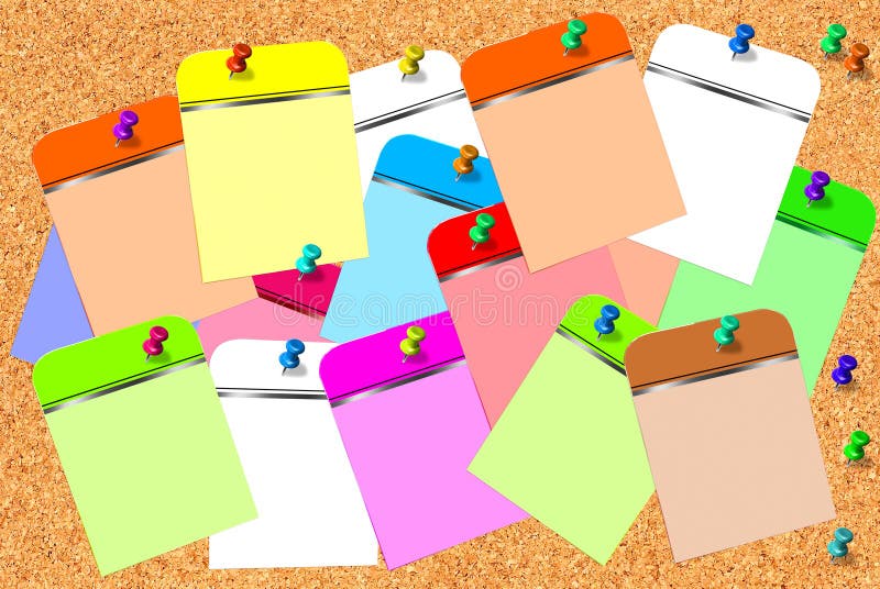 Remember paper 3D stock illustration. Illustration of director - 30791073