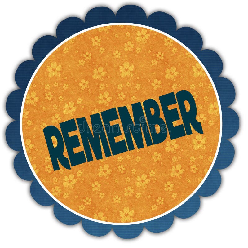 Remember Stock Illustrations – 37,796 Remember Stock Illustrations ...