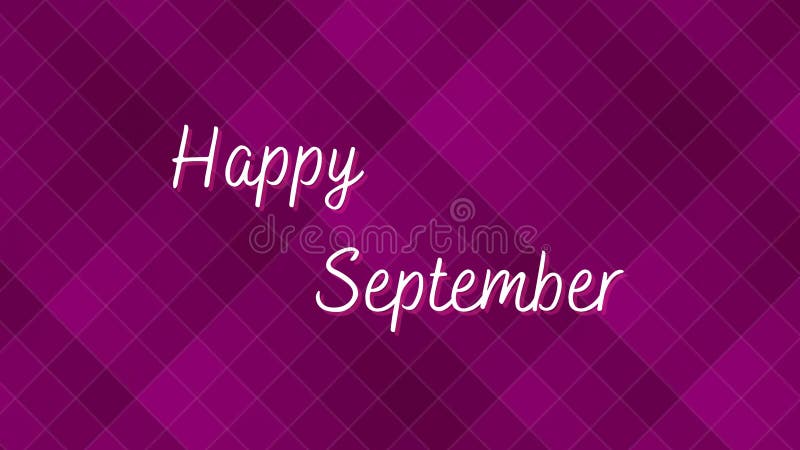 Happy September Text with Eye Catching Design. September Wishing ...