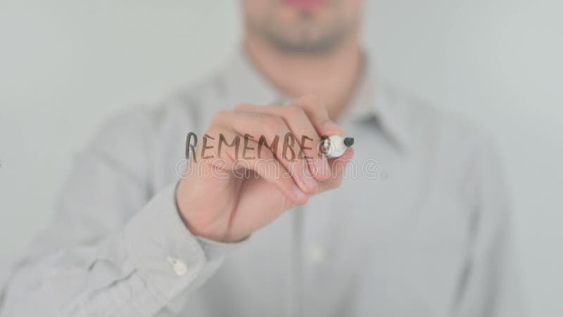 Remember Why You Started, Writing on Transparent Screen Stock Footage ...