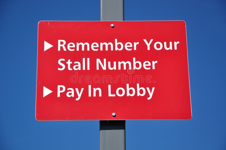 Remember your stall number stock photo. Image of poll - 21907112