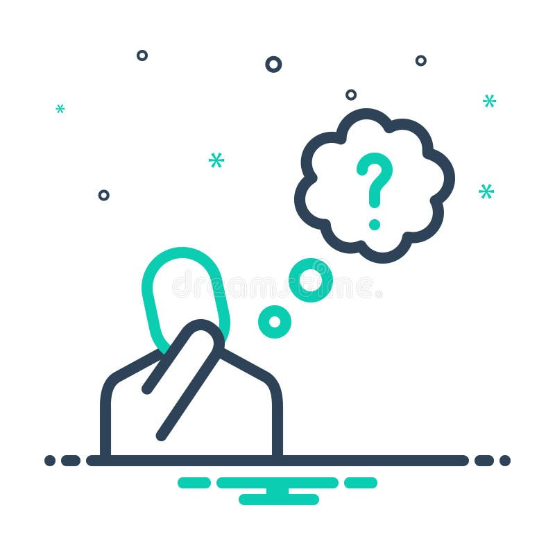 Mix Icon for Remembered, Memory and Recall Stock Vector - Illustration ...