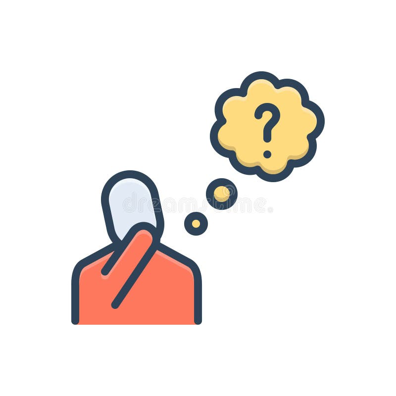 Color Illustration Icon for Remembered, Memory and Recall Stock ...