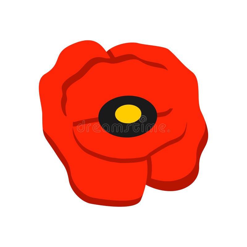 Remembrance Day Flower Element Vector Design Stock Vector ...