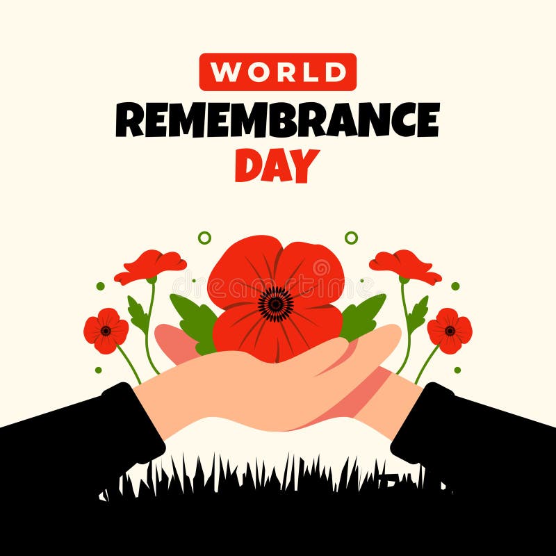 Remembrance Day Illustration Design Vector Collection Stock Vector ...