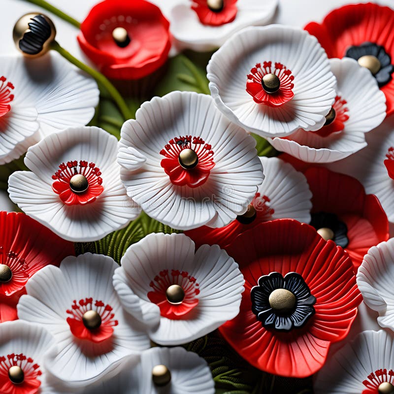 Remembrance Day Lest we Forget Poppy Flower Illustration Stock ...