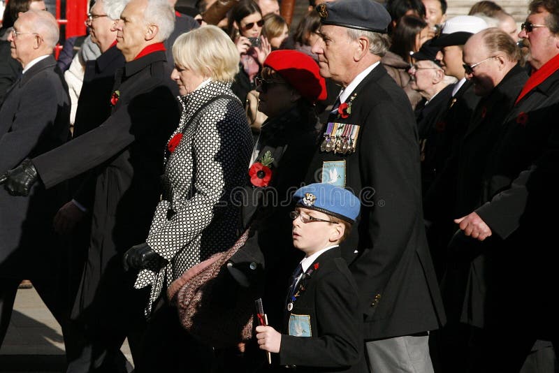 Remembrance Day Parade, 2012 Editorial Image - Image of monument, death ...