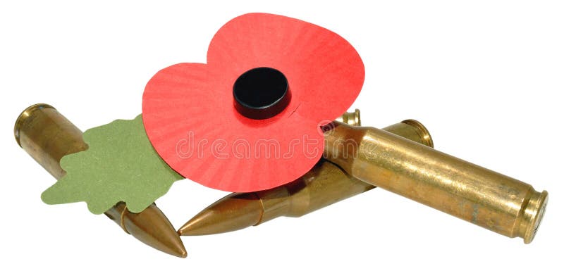 Remembrance Day Poppy Bullets Stock Photos - Free & Royalty-Free Stock ...