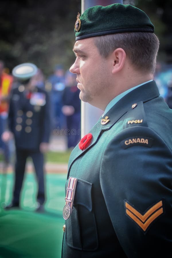 Remembrance Day PPCLI Corporal Editorial Stock Image - Image of ...