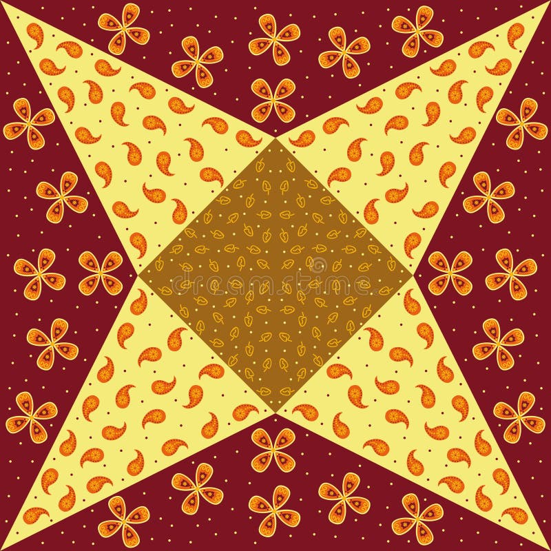 Remiendo ilustración del vector. Ilustración de tela - 25353845